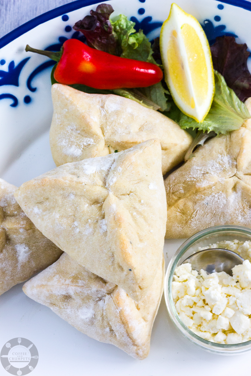 Spinach Fatayer with Feta - Coffee and Crumpets